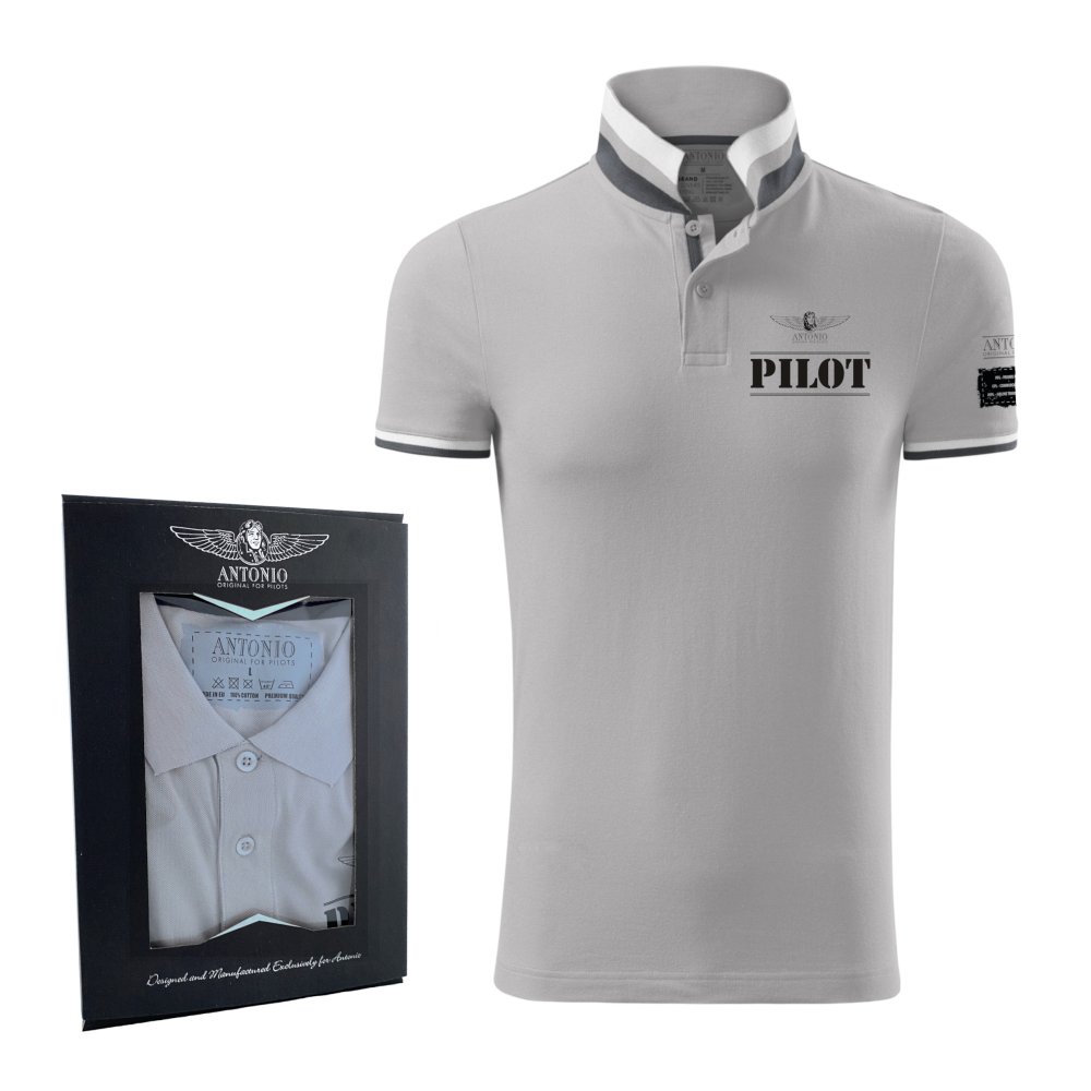 Get your license! Become a PILOT! Polo shirt PILOT GR